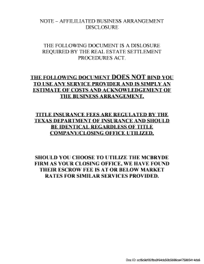 Fillable Online DOES NOT BIND YOU ESTIMATE OF COSTS AND ACKNOWLEDGEMENT OF ... Fax Email Print ...