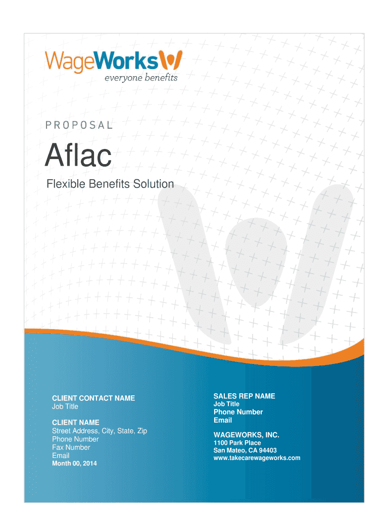 Fillable Online HSA-Generic Proposal Template 2012 Fax Email Print ...