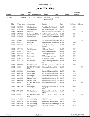Fillable Online Sub Ledger Fax Email Print - pdfFiller