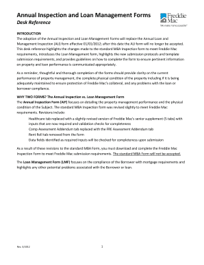 Fillable Online PRS Annual Inspection & Loan Management Form Desk Reference. PRS Annual ...