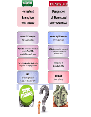 Fillable Online cookecad Homestead Exemption Designation of Homestead ...