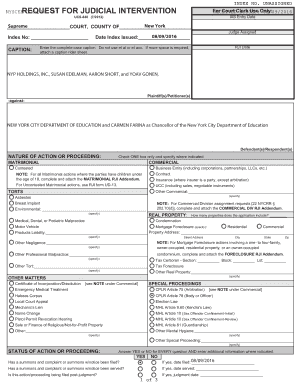 Fillable Online parentadvocates NYSCEF DOC. NO. 57 RECEIVED NYSCEF: 08 ...