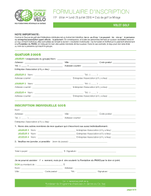 Fillable Online FORMuLAIRE D INSCRIPTION - fmoq.s3.amazonaws.com Fax ...