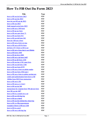 Fillable Online How To Fill Out Da Form 2823. how to fill out da form ...