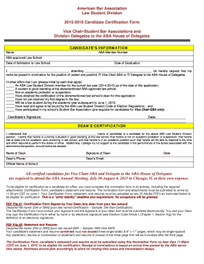 Fillable Online americanbar VC SBA n Del Certification Form.doc ...