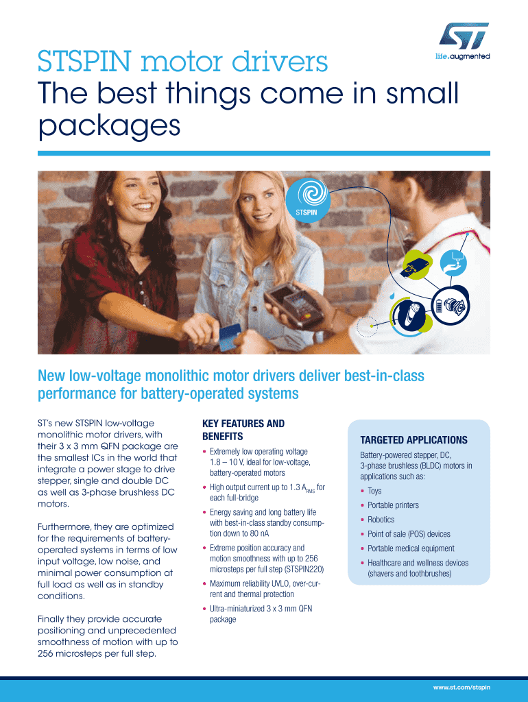 Fillable Online STSPIN motor drivers Fax Email Print - pdfFiller