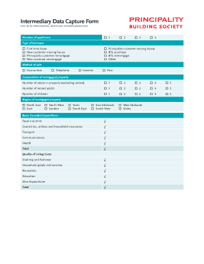 Fillable Online principality co Intermediary Data Capture Form ...
