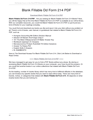 Fillable Online Blank Fillable Dd Form 214 PDF. blank fillable dd form ...