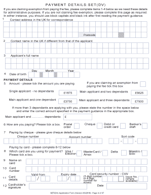 Fillable Online Application For Indefinite Leave To Remain In The UK As ...