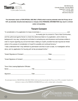 Fillable Online Tenant Consent - winnmilitary.entrata.com Fax Email ...