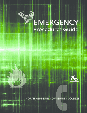 Fillable Online nhcc Emergency Procedures Guide - North Hennepin ...