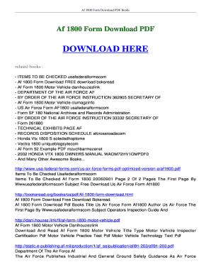 Fillable Online booksread Af 1800 Form Download FREE download- boksread ...