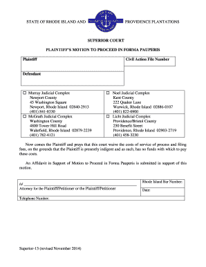 Fillable Online courts ri Forms - Rhode Island Judiciary Fax Email ...