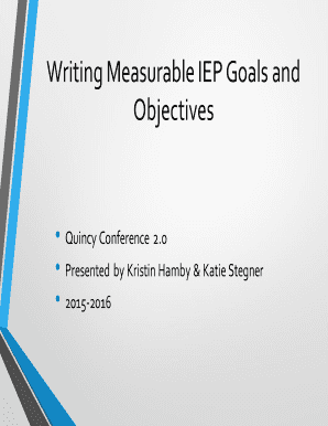 Fillable Online Writing Measurable Iep Goals And Objectives Examples ...