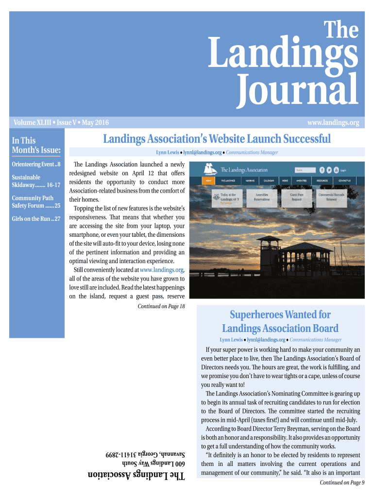 Fillable Online landings July 2016 Landings Journal.pdf - The Landings Association - landings ...