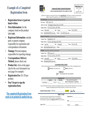 Fillable Online dda delaware Example of a Completed Registration form ...