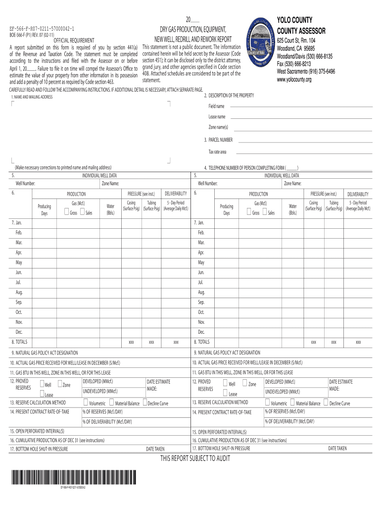 Fillable Online capropeforms Download Form BOE-566-F - Cal Assessor e ...