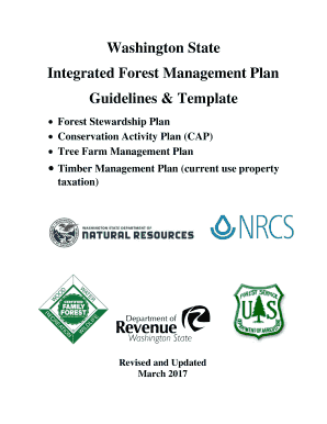 Fillable Online Forest Management Plan- Required with ... - dnr.wa.gov ...