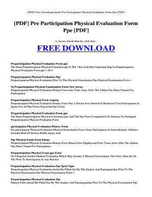 Fillable Online PDF free download book PRE PARTICIPATION PHYSICAL ...