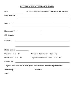 Fillable Online Online Intake Form - carmenbmarquez-pc.com Fax Email Print - pdfFiller