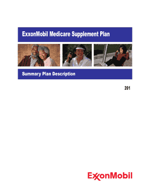 Fillable Online ExxonMobil Medicare Supplement Plan Fax Email Print ...