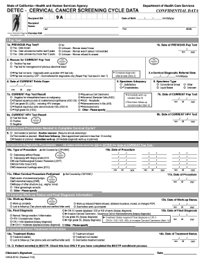 Fillable Online files medi-cal ca Cervical Cancer Screening Cycle Data ...