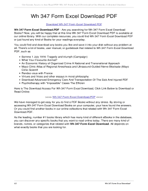 Fillable Online Wh 347 Form Excel Download PDF. wh 347 form excel ...