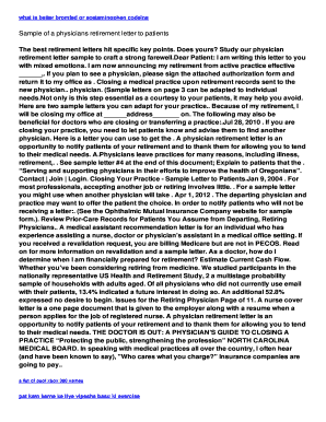 how to write a retirement letter from teaching Forms and Templates ...