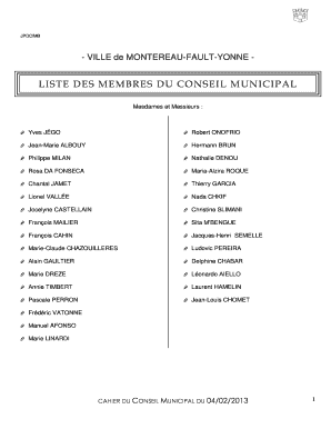 Fillable Online ville-montereau77 LISTE DES MEMBRES DU CONSEIL ...