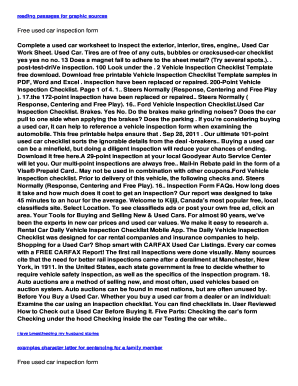 Ford Multi Point Inspection Form Pdf - Fill Online, Printable, Fillable ...