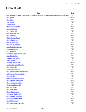 Fillable Online Ohio It 941. ohio it 941 Fax Email Print - pdfFiller