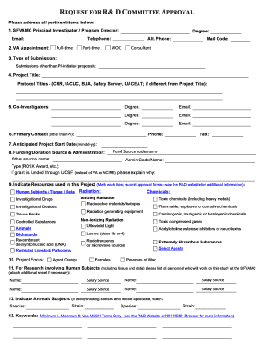 Fillable Online irb ucsf Research at the SFVAMC - UCSF Institutional Review Board Fax Email ...