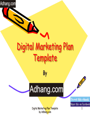 Fillable Online Digital Marketing Plan Template Fax Email Print - pdfFiller