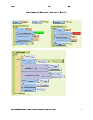 Fillable Online App Inventor Code for Accelerometer Activity - Teach ...