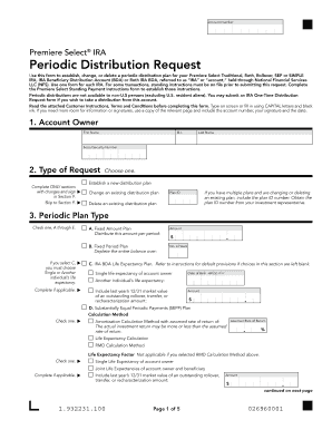 Fillable Online IRA Periodic Distribution Request - seaportsecurities.com Fax Email Print ...