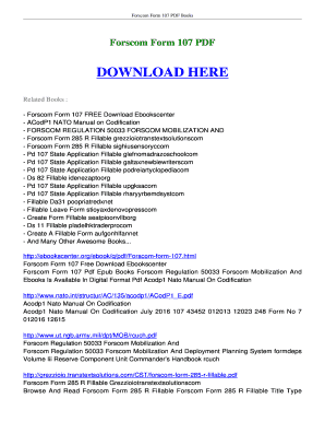 Fillable Online ebookscenter Forscom Form 107 FREE Download ...