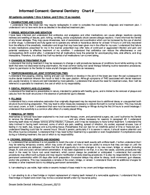Fillable Online Informed Consent Forms - Dream Smile Dental Fax Email ...