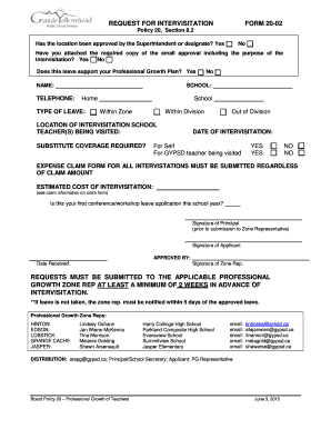 Fillable Online docushare gypsd request for intervisitation form 20-02 requests must be ...