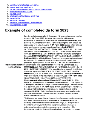 Fillable Online hp loveyafood Example of completed da form 2823 - hp ...
