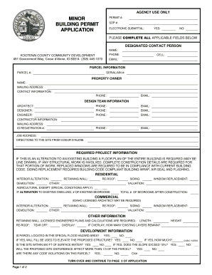 Fillable Online kcgov RESIDENTIAL BUILDING PERMIT APPLICATION - kcgov ...