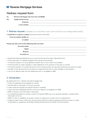 Fillable Online Redraw request form - Macquarie Fax Email Print - pdfFiller