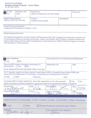 Fillable Online enrollment in WIC and CalFresh. - California Fax Email ...