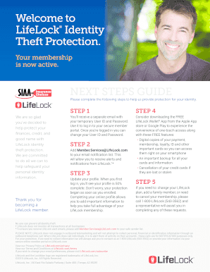 Fillable Online LifeLock Identity Fax Email Print - pdfFiller