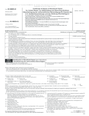 Fillable Online Formular W-8BEN-E Fax Email Print - pdfFiller