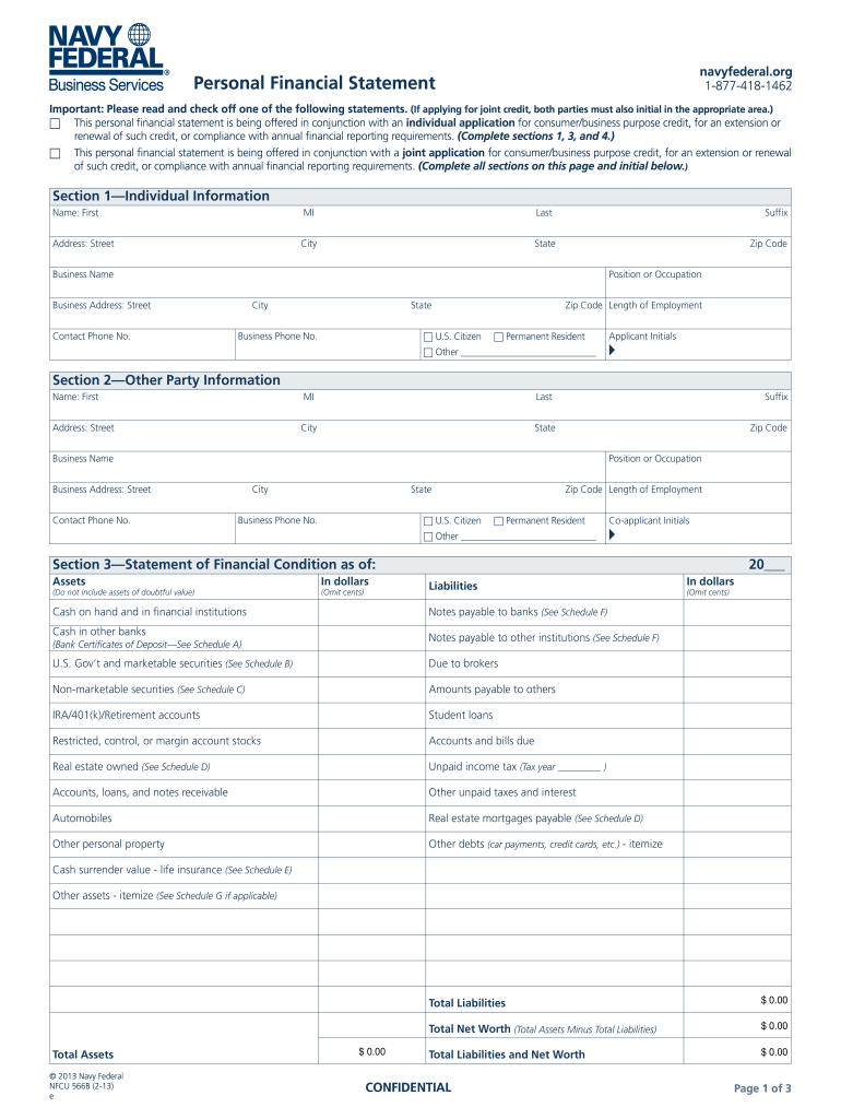 Navy Federal Bank Statement 2020 2022 Fill And Sign Printable 