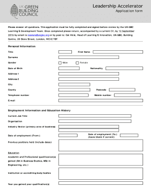 Fillable Online ukgbc Leadership Accelerator - ukgbc.org Fax Email Print - pdfFiller