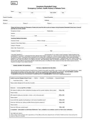 Fillable Online Emergency / Release Form Fax Email Print - pdfFiller