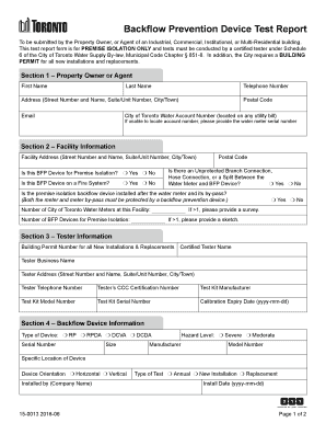 Fillable Online Backflow Prevention Device Test Report - wx.toronto.ca ...