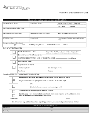 Fillable Online uthscsa FORM - LETTER REQUEST .doc Fax Email Print ...