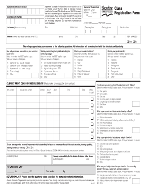 Fillable Online Admission Application - Shoreline Community College Fax Email Print - pdfFiller
